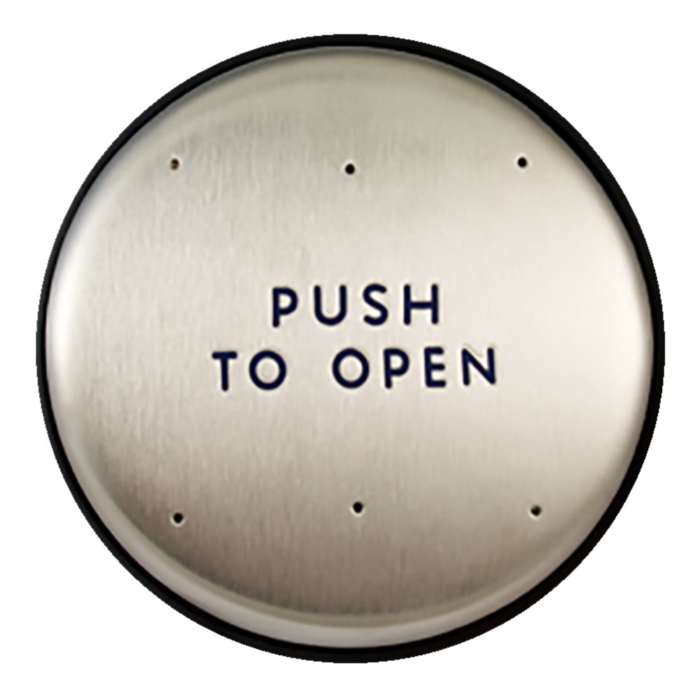 Bea 10PBR 6" Push To Open Round Push Plate