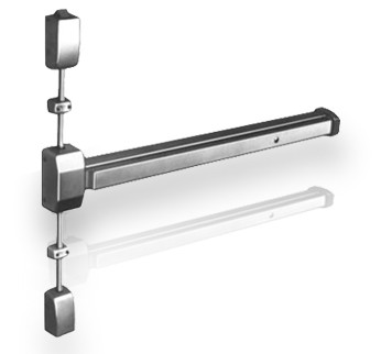 2201 630 48Surface Vertical Rod Exit Device Exit Only Cover Plate Prep ...
