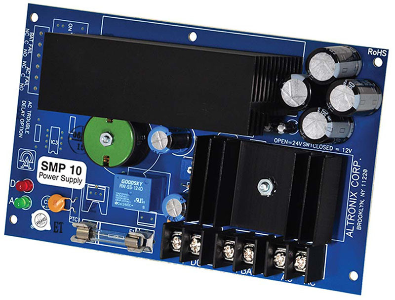 Altronix SMP10 Switching Power Supply Board 24/28VAC Input 12/24VDC ...