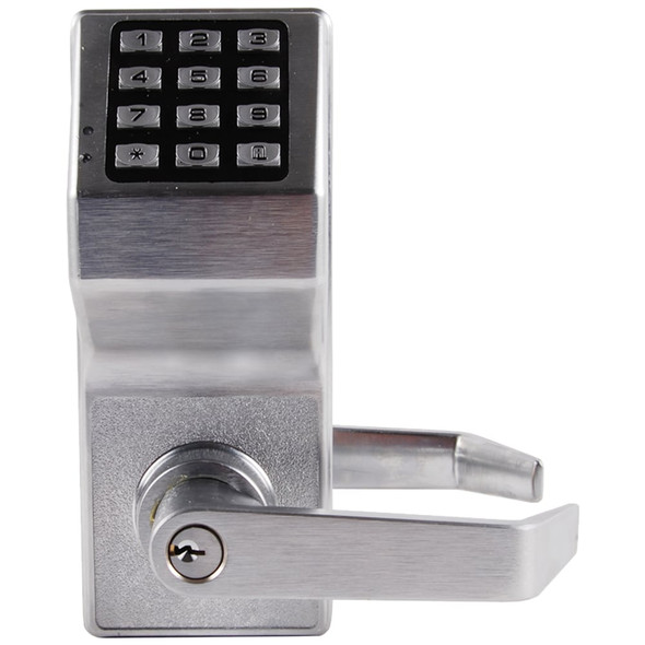 Alarm Lock DL2700IC-C US26D Pushbutton Cylindrical Door Lock Straight ...