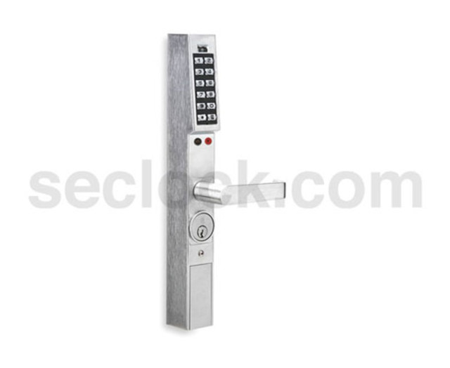 Alarm Lock DL1300/10B1 Pushbutton Aluminum Door Trim Audit Trail ...