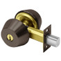 Sargent 60-485 10B Oil Rubbed Bronze Single Cylinder Deadbolt 2-3/4 ...