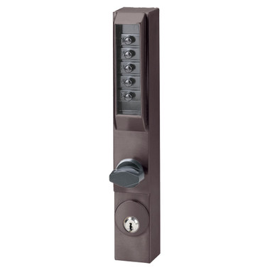 DormaKaba 3001-55-41 Simplex Mechanical Pushbutton Lock Black