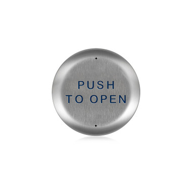 Bea 10PBR45 4.5" Push To Open Round Push Plate