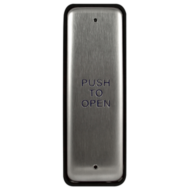 Bea 10PBJ Push To Open Round Jamb Push Plate