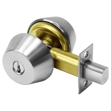 Sargent 484 26D Double Cylinder Deadbolt 2-3/4" Backset Satin Chrome