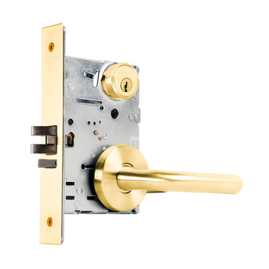 MA381P SG 605 LH Falcon Mortise Lock - E.D. Locks & Security LLC