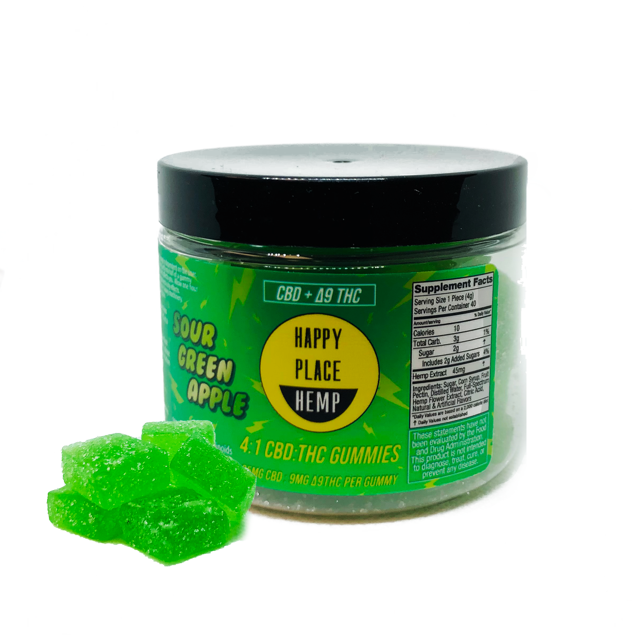 4:1 CBD to THC Gummies | Happy Place Hemp
