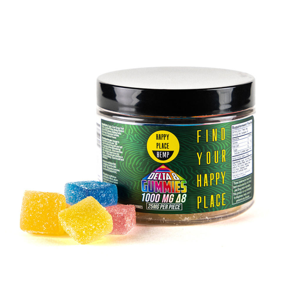 Delta 8 Gummies 25mg | Happy Place Hemp