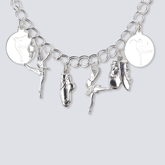 Ballet Charms | Silver & Gold Dance Jewelry | NutcrackerJewerly.com