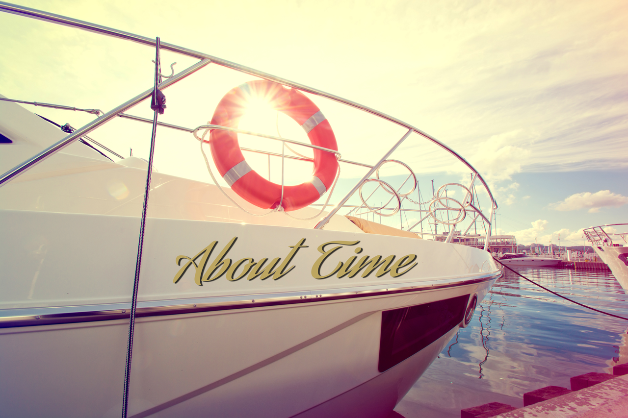 Boat Text Lettering - Speedy Pros Inc