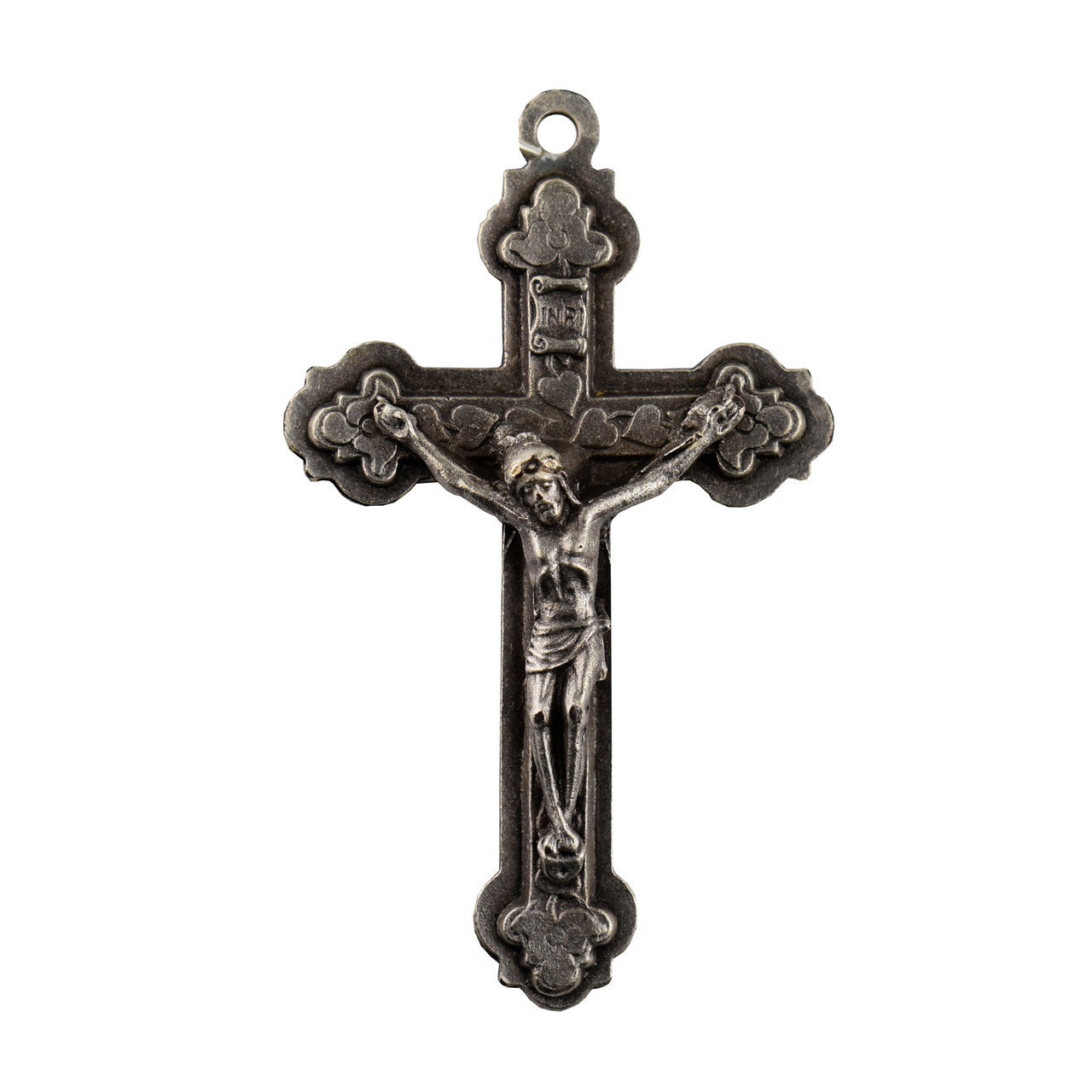 (OL-512) SILVER OX CRUCIFIX BULK - McVan