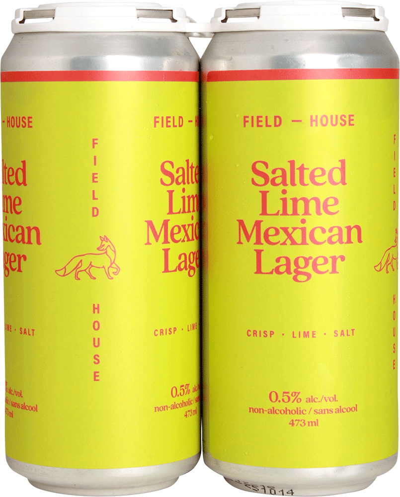 Field House Non-Alcoholic Salted Lime Mexican Lager 4 Pack 473ml