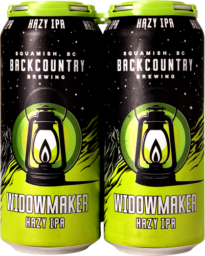 Backcountry Brewing Widowmaker Hazy IPA 4 Pack 473ml