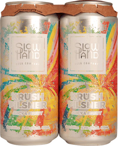 Slow Hand Beer Co. Krush Pilsner 4 Pack 473ml