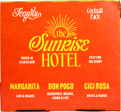 The Sunrise Hotel Tequila Cocktail Mixer 6 Pack 355ml