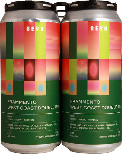 Beva Brewing Frammento West Coast DIPA 4 Pack 473ml