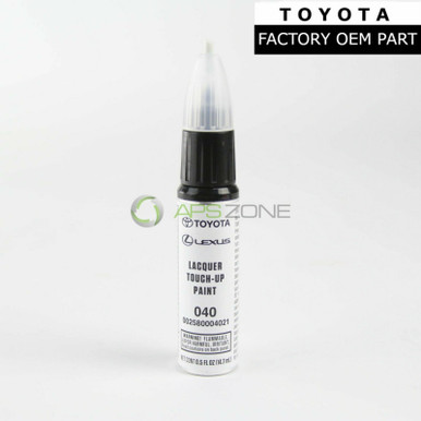 Toyota Super White Touch-up Paint Pen 040 Genuine OEM 00258-00040-21 ...