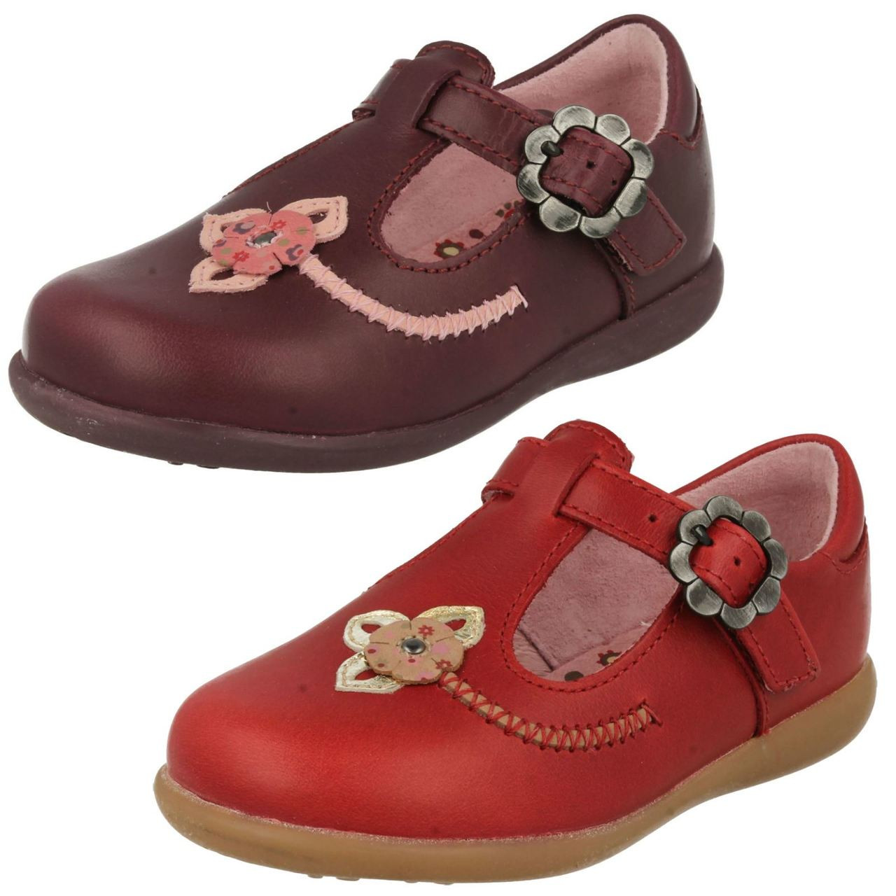 Girls Startrite Casual T-Bar Shoes Pixie