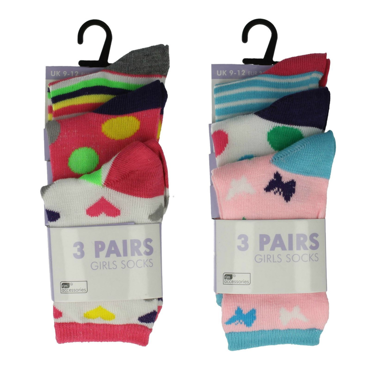 Girls Socks Pack of 3