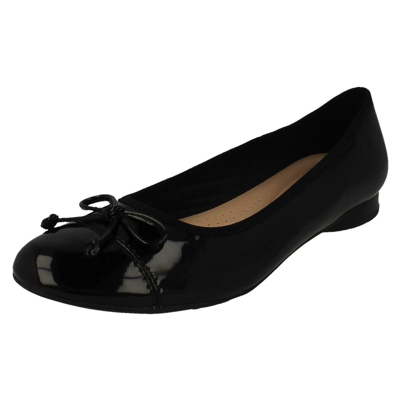 Womens Clarks Ballerina Style Flats - Loreleigh Rae