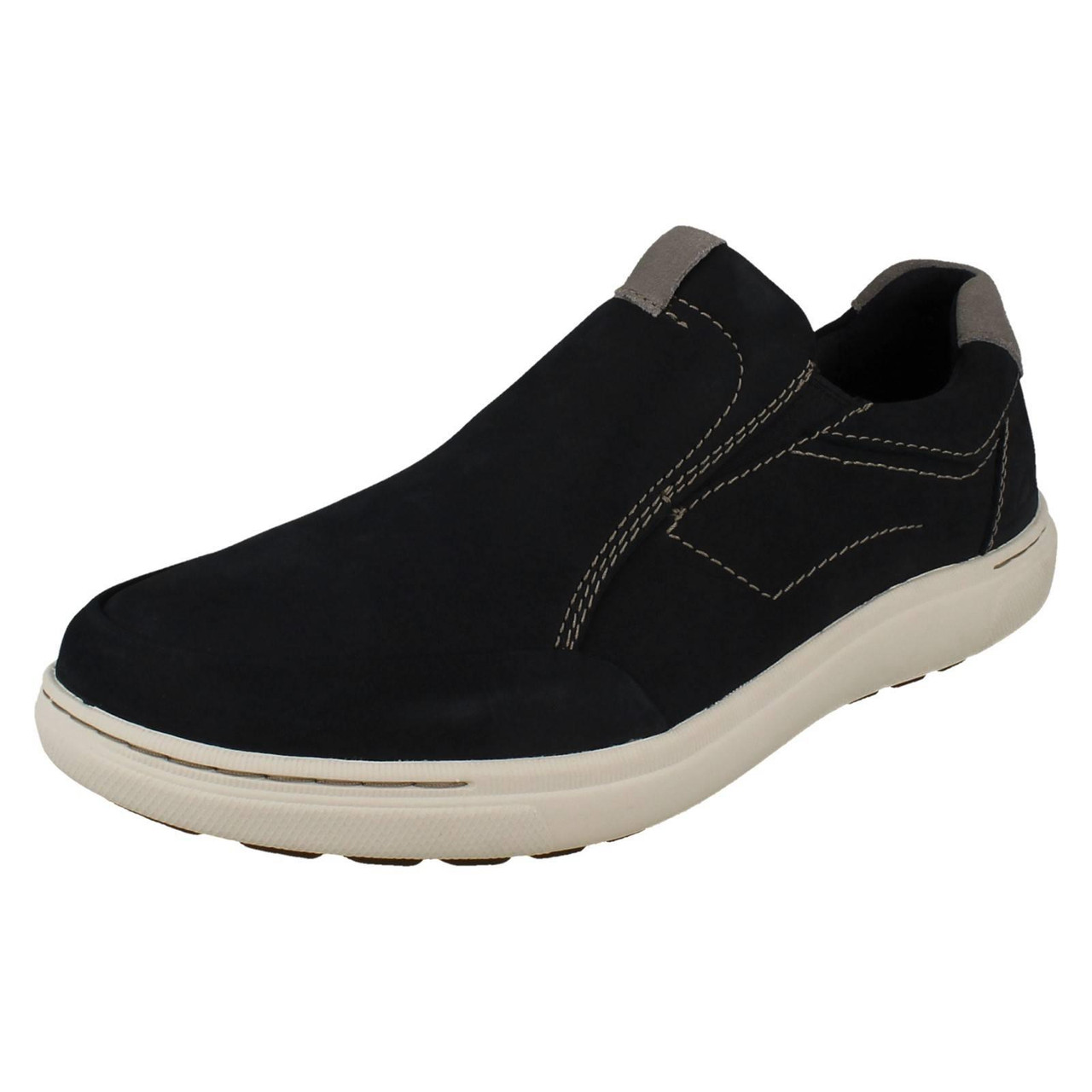 Mens Clarks Casual Slip On Shoes - Mapstone Step