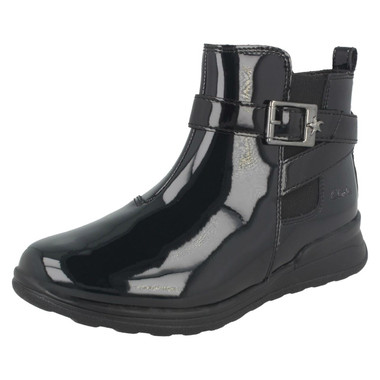 Girls Gloforms By Clarks Ankle Boots Mariel Sky