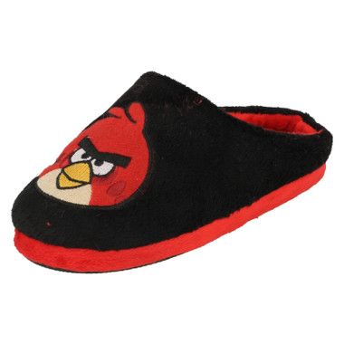 Infant/Junior Boys Angry Birds Velour Slipper