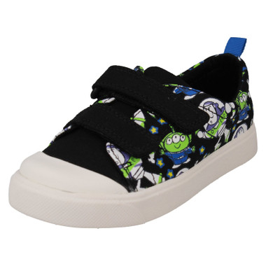 Boys Clarks Character Toy Story Print Canvas Shoes City Team