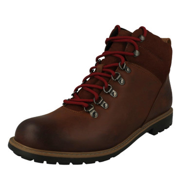 Mens Clarks Smart Lace Up Waterproof Ankle Boots - Westcombe Hi WP