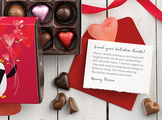 Penguin Valentine: Valentine's Day Penguin Chocolate Gift Box