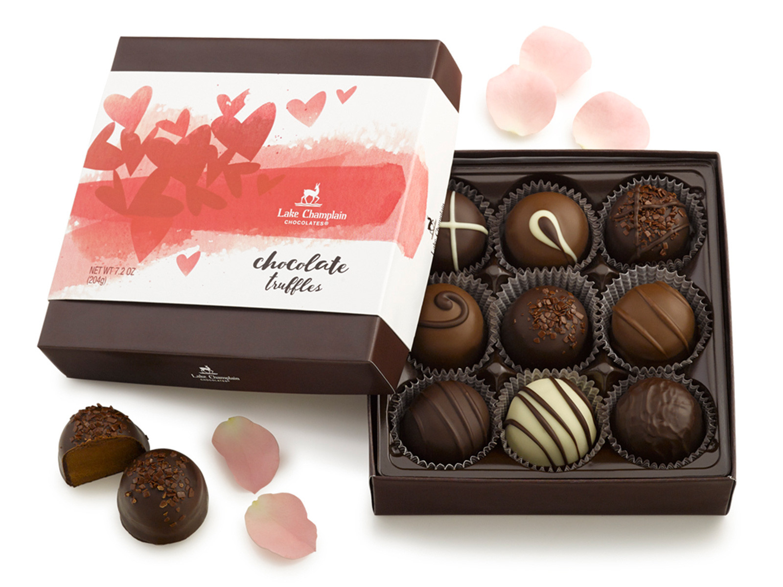 Valentine's Day Chocolate Box: Chocolate Truffle Valentine Candy