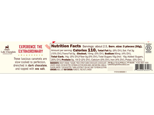 Chocolate Sea Salt Caramels: Dark Chocolate Caramels