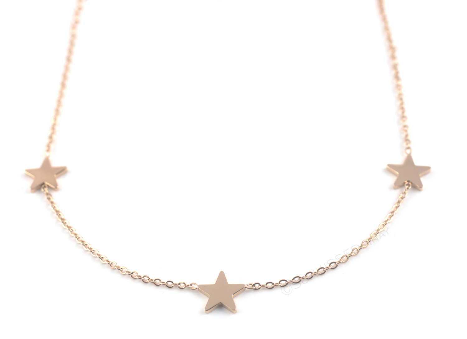 Sun and Star Triangle Necklace
