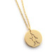 Kapampangan script necklace - Custom Kulitan jewelry