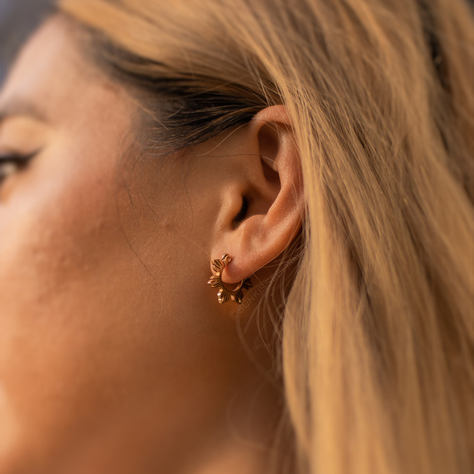 Filipino pride hoop earrings and studs