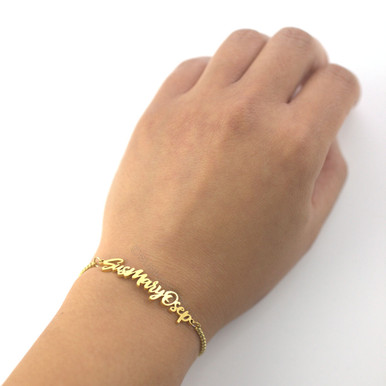 Custom name or Tagalog charm bracelet