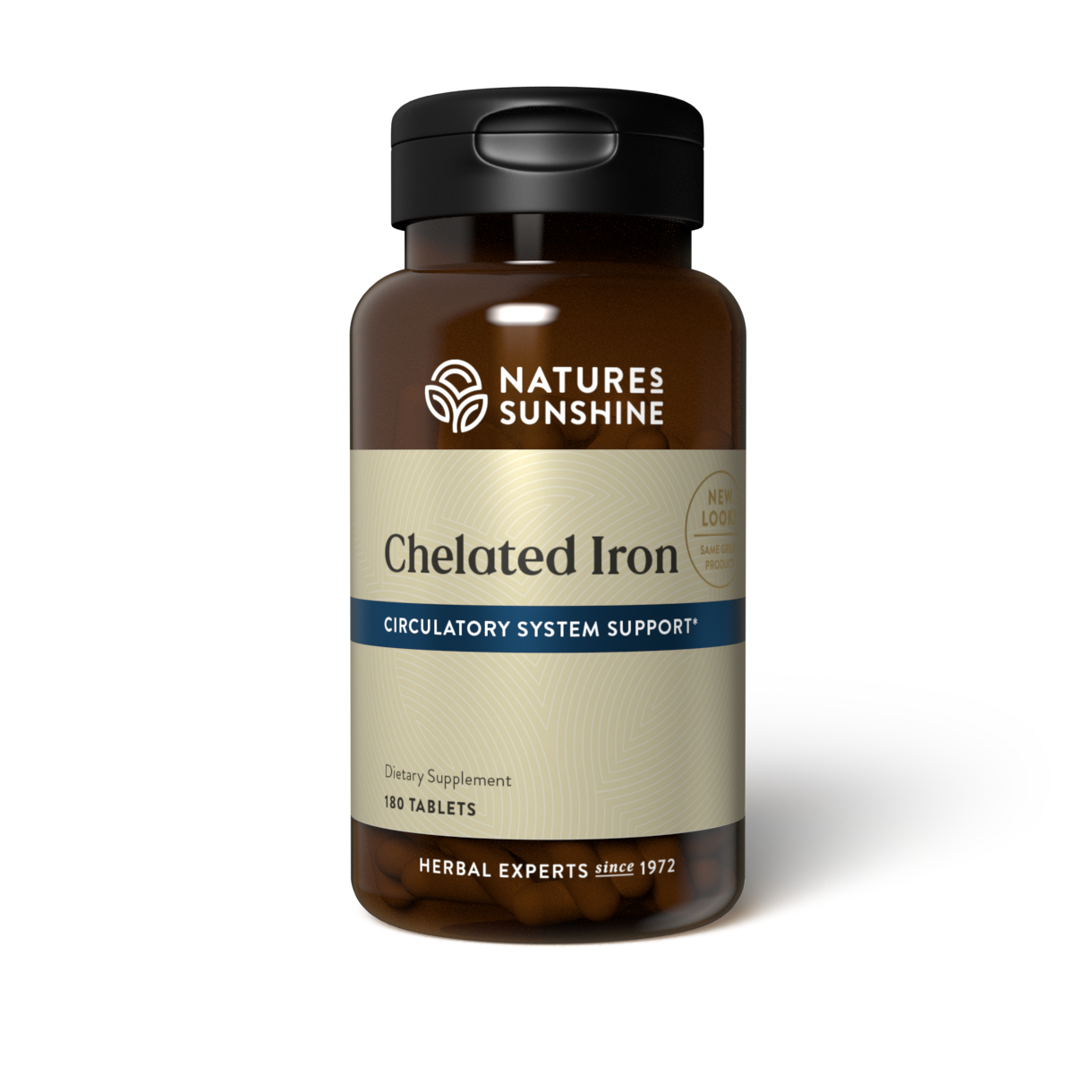 Chelated Iron (25 mg) (180 Tabs)