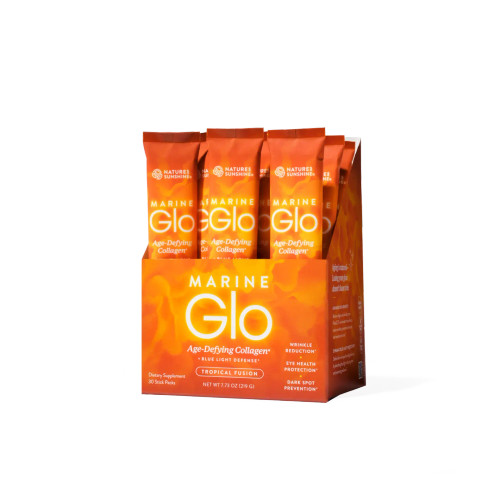 Marine Glo Collagen for Skin & Eye Health - Reduce Wrinkles, Defend ...