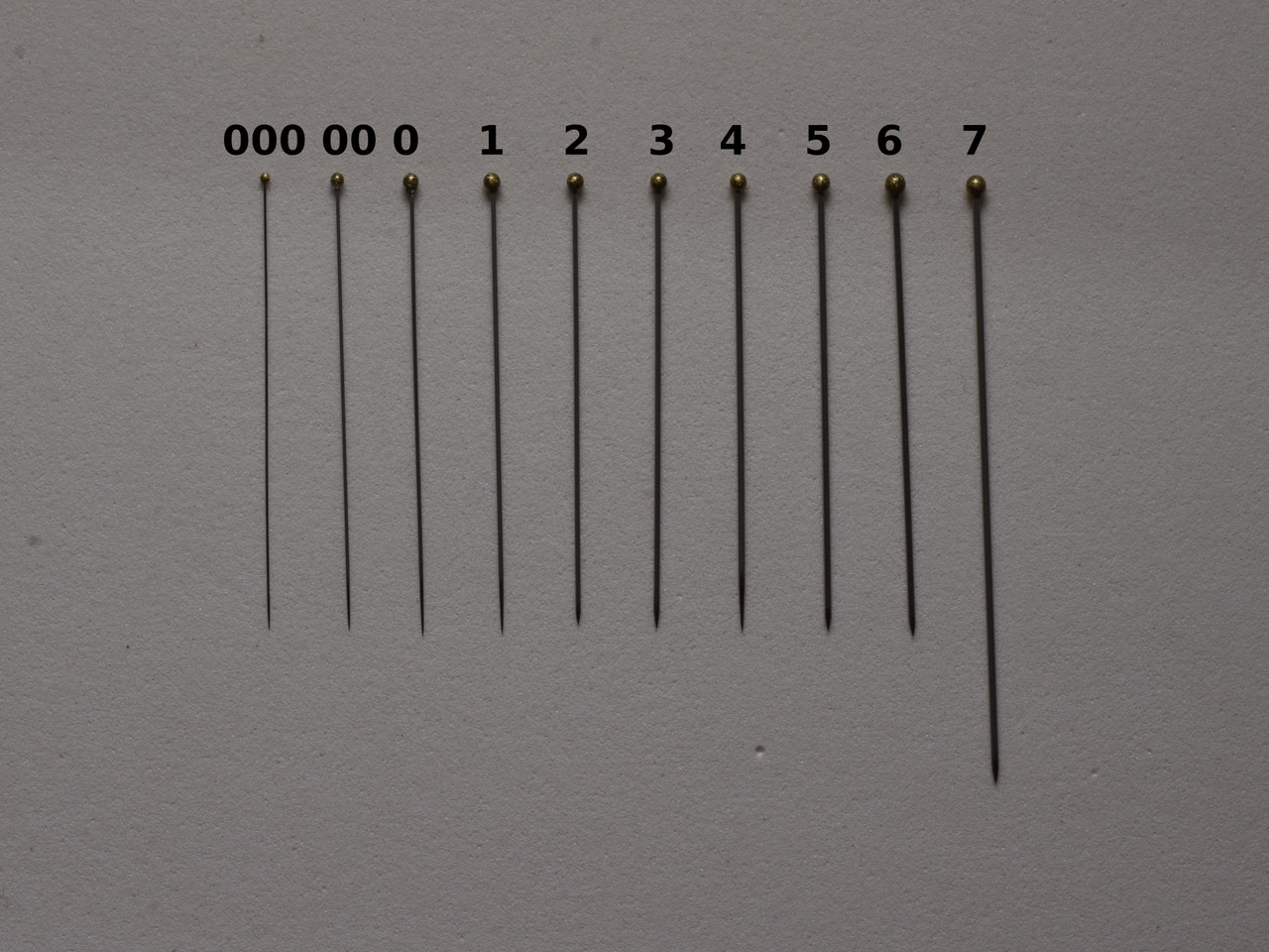 Entochrysis, Stainless Steel, Gold-Headed Insect Pins