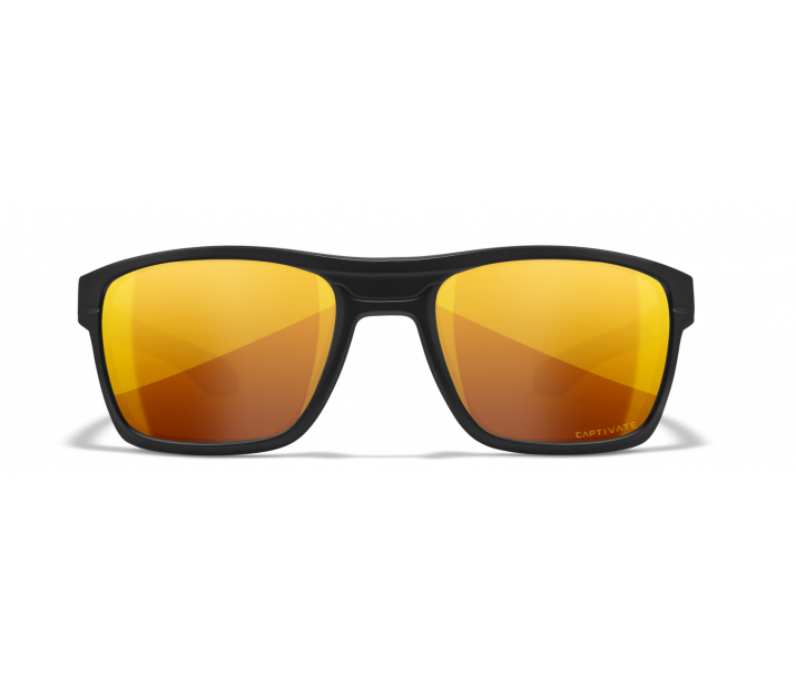 Wiley X Kingpin | Captivate Polarised Bronze Mirror Lens w/Matte Black ...