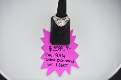 Ring 10kwg 9.4G Diamond Cluster