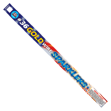 36in Wire Sparklers - Gold - Killer V Fireworks