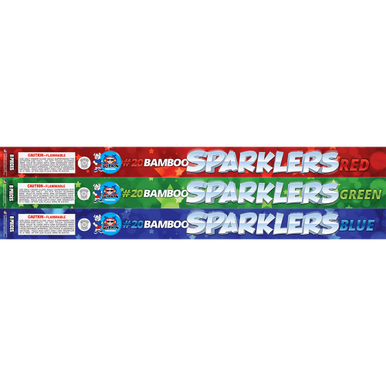 #20 Bamboo Sparklers - Color - Killer V Fireworks