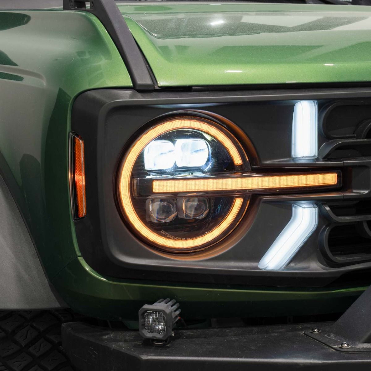 2021-2024 FORD BRONCO LED PROJECTOR HEADLIGHTS (PAIR)