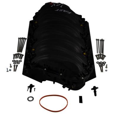 FAST LSXR 102MM Rect Port Intake Manifold - Black w/ 102MM Big Mouth ...