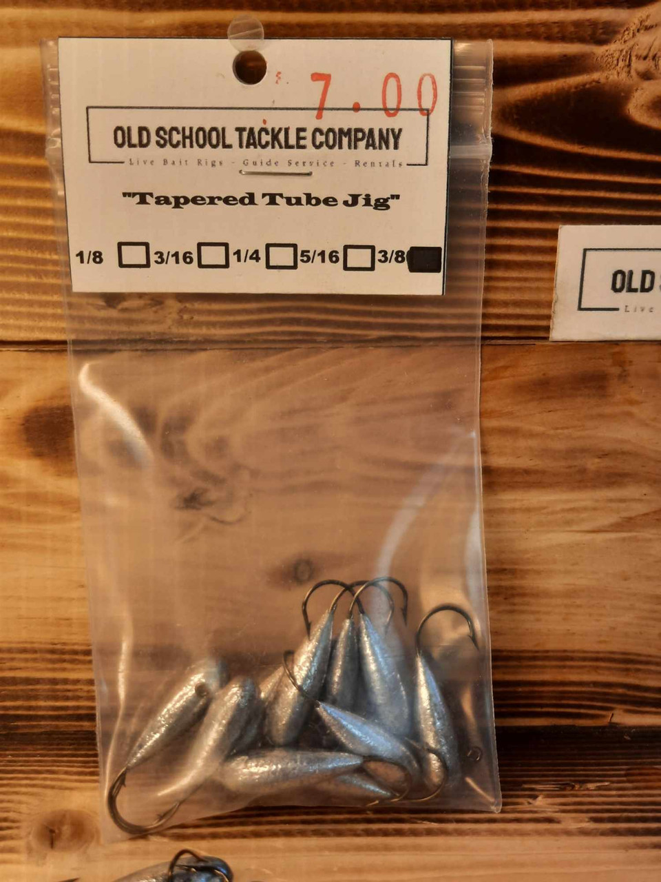 3/8 oz Taper Tube Jigs - 1/0 Hook - 10 Pack