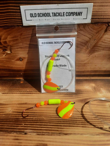 Premium Chartreuse & Orange - #2 - 4'/48" - 20lb - Floating