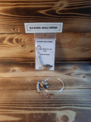 Hammered Nickle - #3 - 4'/48" - 20lb - Single Hook Minnow/Leech