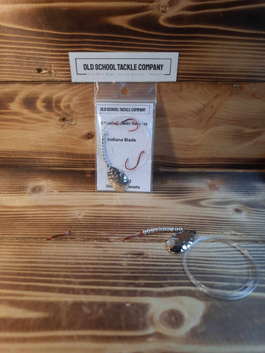 Hammered Nickle - #3 - 4'/48" - 20lb - Single Hook Minnow/Leech